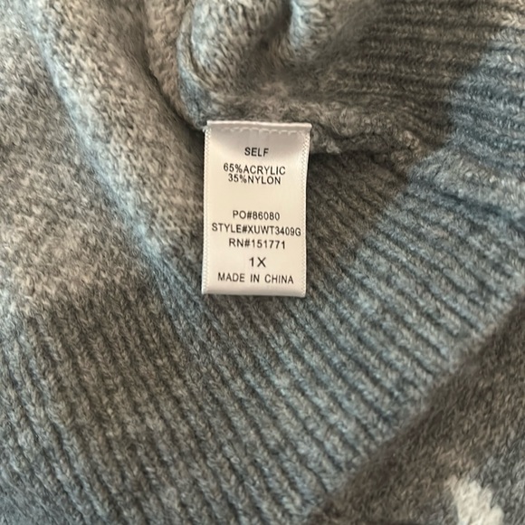 Gilli | Sweaters | Gilli Sweater X Grey With White Stars | Poshmark